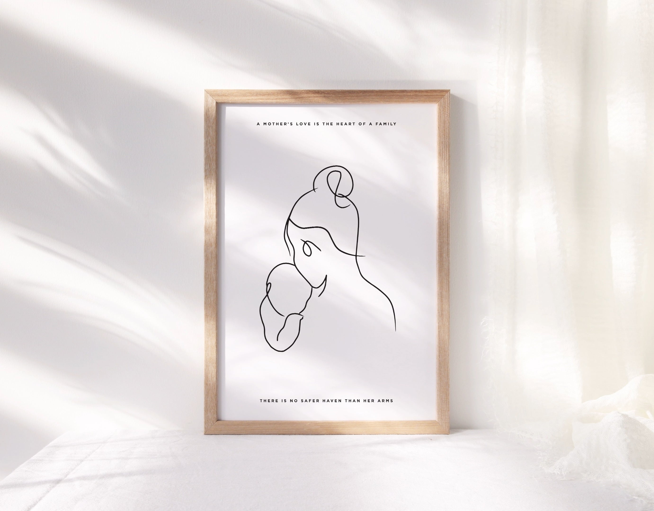 Mother's Love Line Print – Elletay Design